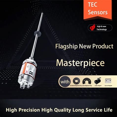 Tec Rh Ethernet IP Magnetostrictive Displacement Sensor Linear Position Transducer With CE