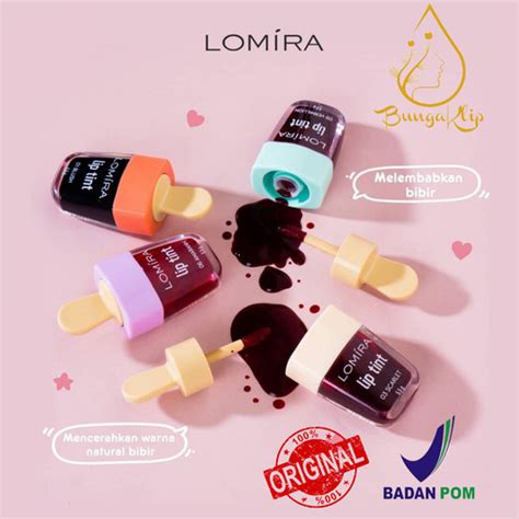 Jual Bpom Lomira Cheek And Liptin Lip Tint Lomira Pewarna Bibir Vit C
