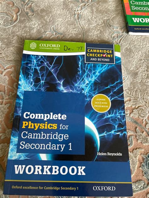Oxford Physics Cambridge Secondary 1 Workbook Hobbies And Toys Books
