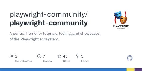 Github Playwright Communityplaywright Community A Central Home For Tutorials Tooling And