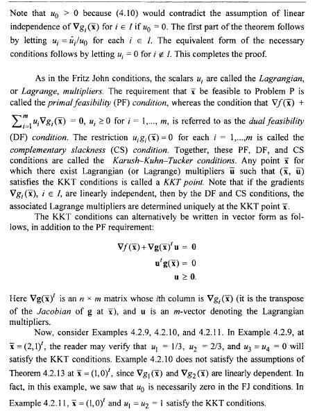 solved must use kkt conditions and explain how you are using