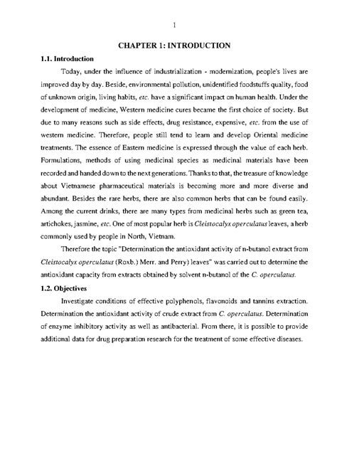 Determination The Antioxidant Activity Of N Butanol Extract From