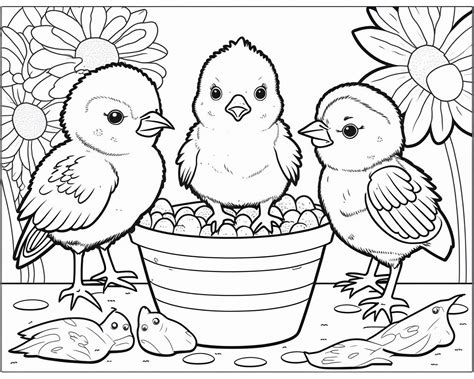 Slepice 6627 Omaľovánky Na Vytlačenie Zadarmo