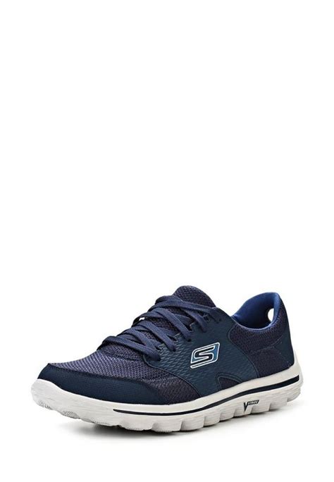 Кроссовки Skechers / Скетчерс мужские. Цвет: синий. Материал: полимер ...