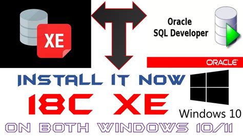 Installation Of Oracle Database 18c Xe In Windows 1011 Youtube