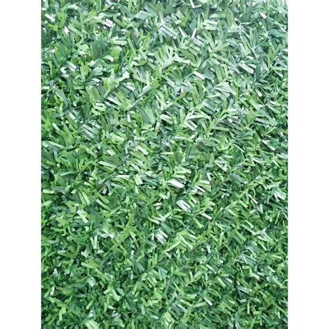 Ограда от метална мрежа и изкуствена трева 1x5 м Имитация на параван за жив плет с Uv защита