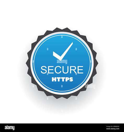 Secure Website Certificate Badge Stock Vector Image And Art Alamy