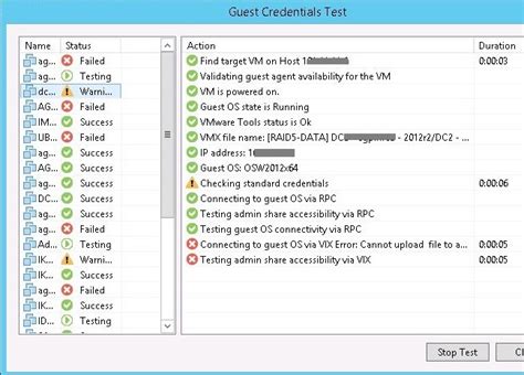 Veeam Connecting To Guest Os Via Vix Error Cannot Upload File To Admin Share Virtualization