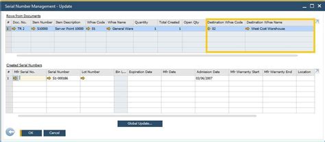Update Serial And Batches For More Docs Sap Community