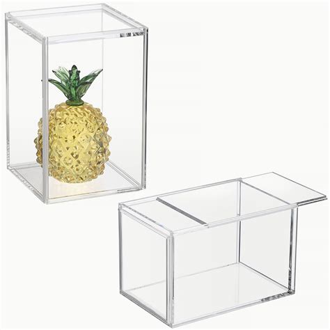 Buy Juxyes Pack Of 2 Clear Display Case For Mini Action Figures