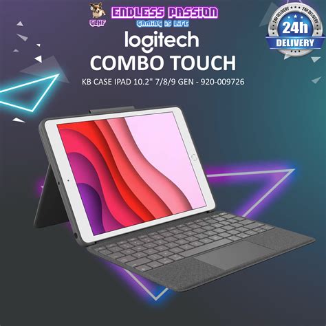 Logitech Combo Touch Keyboard Case For Ipad 102 7th 8th 9th Gen