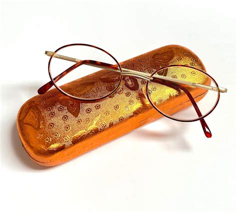 Retro Oval Vintage Style Reading Glasses Gold Frame Leopard Etsy