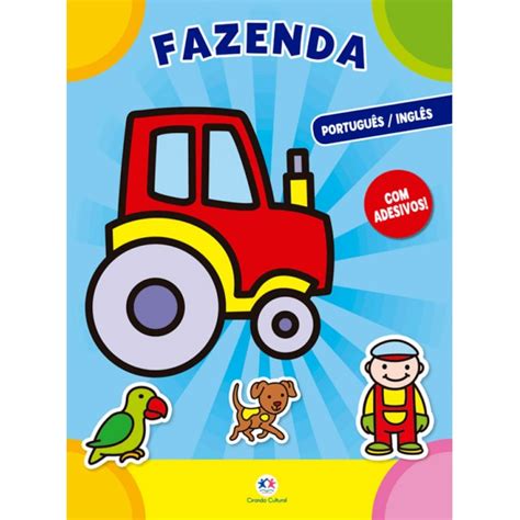 Livro Adesivos Fazenda Ciranda Cultural