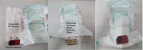 The Disposable Wetness Sensor Placed In The Diaper Download