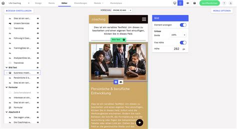 How Does The Mobile View Editor Work Hosttech Faq Datenbank