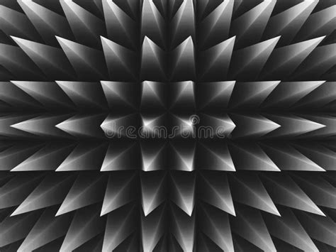 3d Sharp Triangular Perspective Pattern Stock Illustration