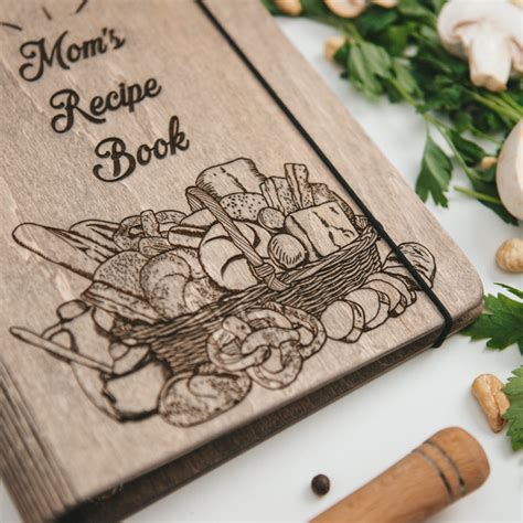 Write Your Own Cookbook Customized Journal Wood Cook Book Inspire Write Your Own Cookbook Customized Journal Wood Cook Book Inspire