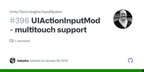 Uiactioninputmodule Multitouch Support · Issue 396 · Unity