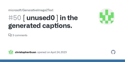 [ unused0 ] in the generated captions · issue 50 · microsoft