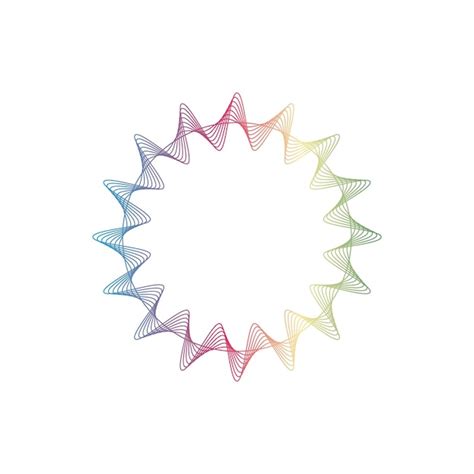 Premium Vector Abstract Circle Wave Sound Wave Colorful Design