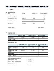 Laboratory Measurements Length Volume Mass Sig Figs Course Hero