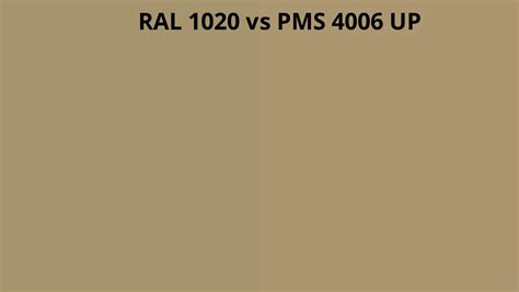 Ral 1020 Vs Pms 4006 Up Ral Colour Chart Uk