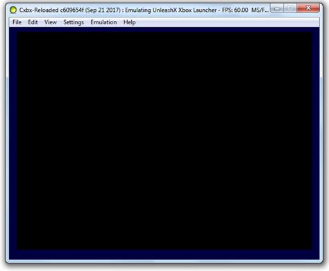 UnleashX Xbox Launcher Replacement Dashboard Homebrew Issue Cxbx Reloaded Game