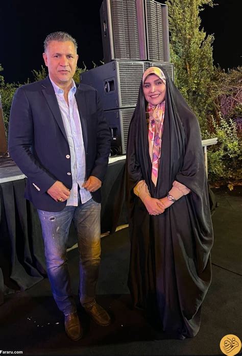 فرارو عکس ملاقات مژده لواسانی، مجری زن تلویزیون، با علی دایی