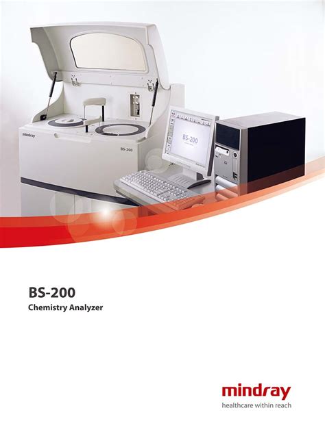 Mindray Bs 200 Fully Auto Chemistry Analyzer
