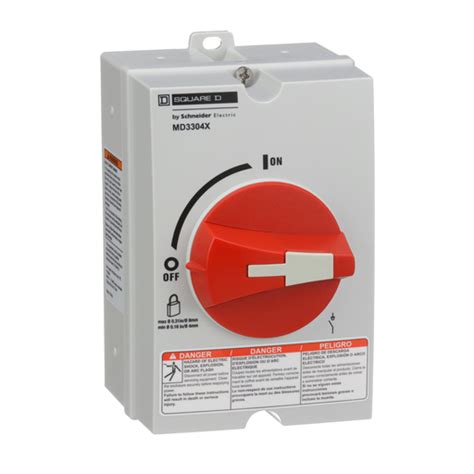 Md3304x Motor Disconnect Switch 3p 30a Nema 1 3 3r 4 4x And 12