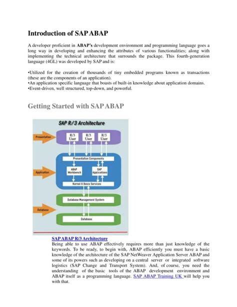 PPT SAP ABAP PowerPoint Presentation Free Download ID 7145379