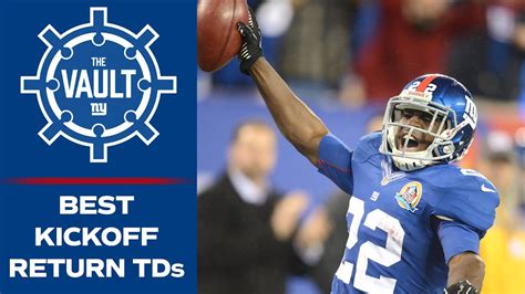 Best Kickoff Return Tds In Giants History New York Giants Youtube