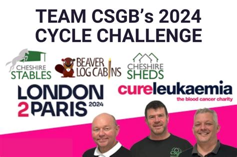Csgb Group Takes On 500km London2paris Cycle Challenge To Support