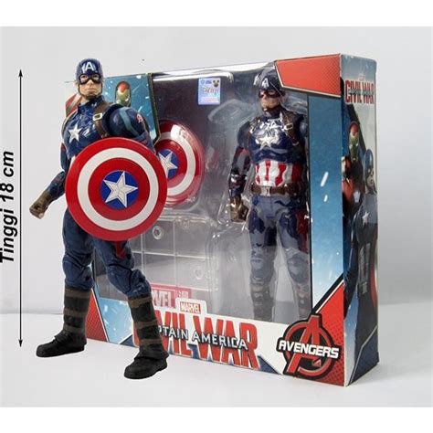 Jual Action Figure Avengers Captain America Civil War Original Zd Toys