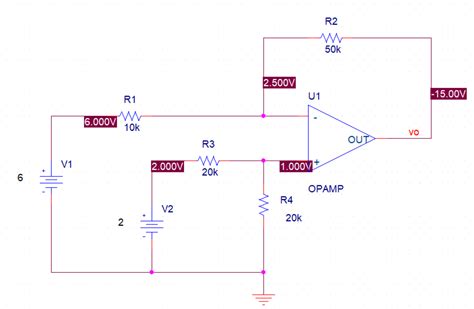 Pspice OrCAD Doesn T Yields Same Result For This Difference Amplifier Electrical Engineering
