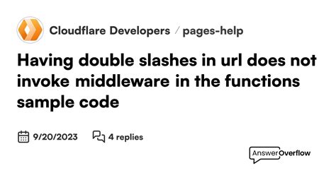 Having Double Slashes In Url `` Does Not Invoke Middleware In The