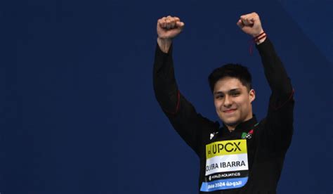 Osmar Olvera ganó el oro en Campeonato Mundial de Natación Doha 2024 ESTO en línea