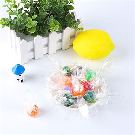 Resinta 300 Sheets Caramel Candy Wrappers Clear Non Stick Candy