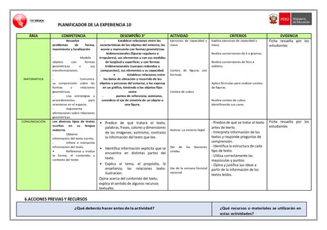 Plan De Reforzamiento Escolar 2023 Iv Bimestre ~ Ministerio De