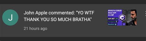 francesco ciulla on linkedin the type of comment every youtuber dreams
