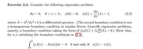 solved exercise 3 3 consider the following eigenvalue