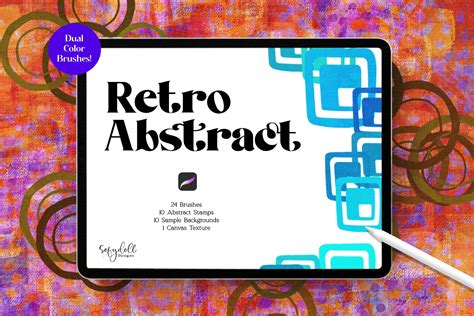 Retro Abstract For Procreate Design Cuts