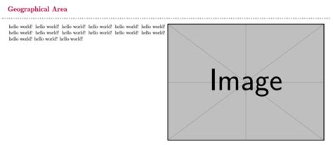 tables aligning text at top in tabular tikzposter block tex