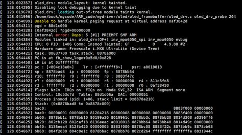 驱动实战最后一个程序，用framebuffer来支持oled屏幕ko文件加载时发送段错误 Imx6ullpro 嵌入式开发问答社区