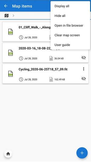 manual user guide items management [ locus map classic knowledge base]