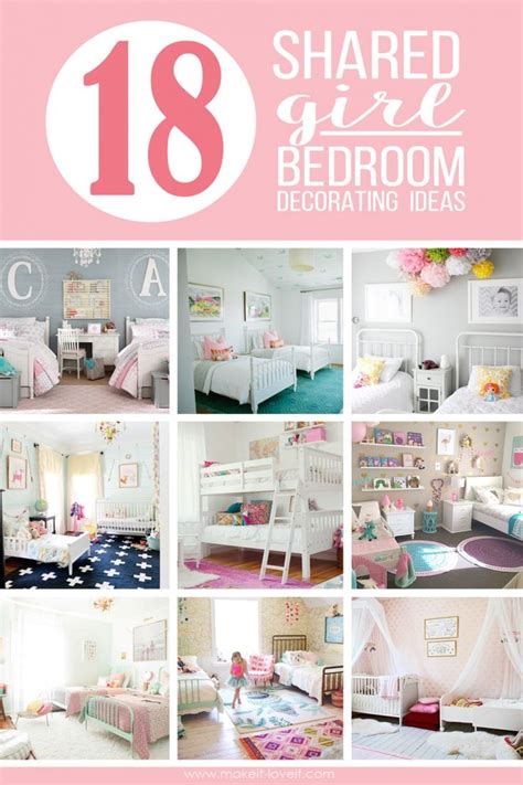18 Shared Girl Bedroom Decorating Ideas Make It And Love It