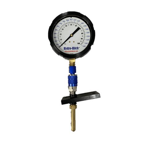 Hydro Hitch Pitot Assembly Water Pressure Gauge For Fire Hydrant Flush Flow Hff Dechlorinating