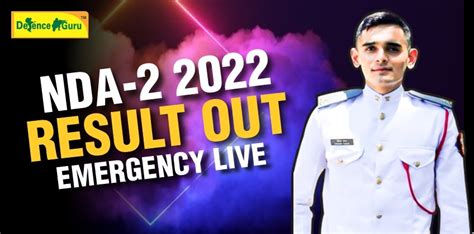 Nda 2 2022 Written Exam Result Out Defence Guru