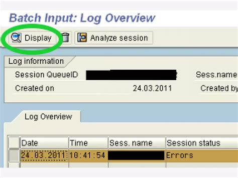 Sap Export Lsmw Batch Input Session Results