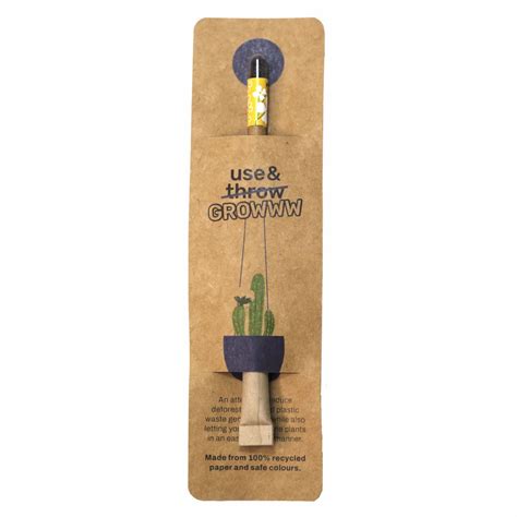 Mutlicolor Plantable Eco Scripter 1 Eco Pen With Card Holder